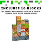 Minecraft LED Decor, Building Block Lamp with 16 Light Blocks, Game ...