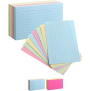 Dujiujun Colored Index Cards Flash Cards with Metal Ring Smooth Writing ...
