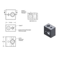 Aluminum Heater Block Specially for Mk10 3D Printer Extruder Heat Block ...