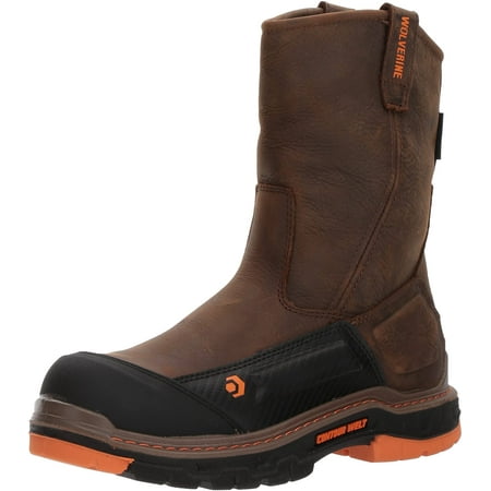 WOLVERINE Mens Overpass 10 Composite Toe Waterproof Work Boot | Walmart ...