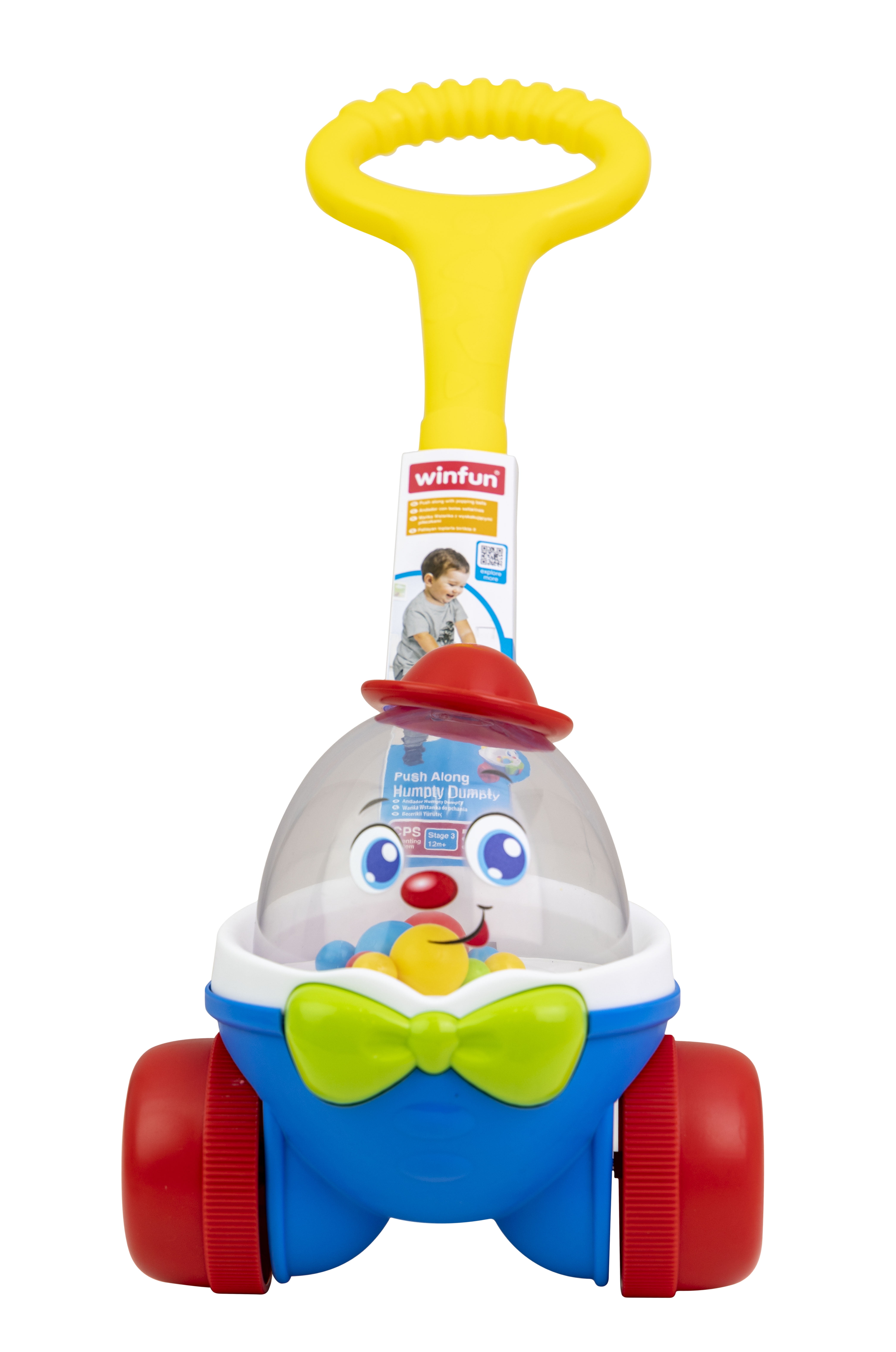 Winfun Push Along Humpty Dumpty Toy - Ages 12 Months an up. Gender ...