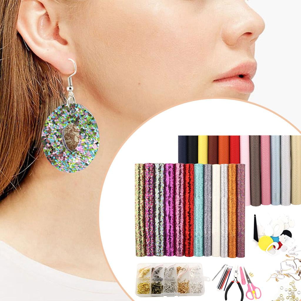 24 Piece Leather Ear Making Ears Synthetic DIY Handmade Faux Jewelry ...