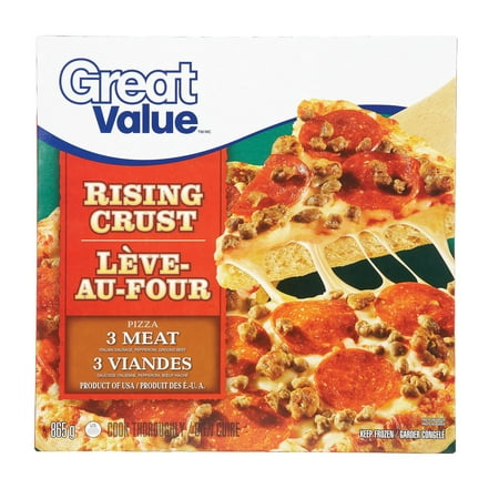 Great Value Rising Crust Three Meat Pizza | Walmart Canada