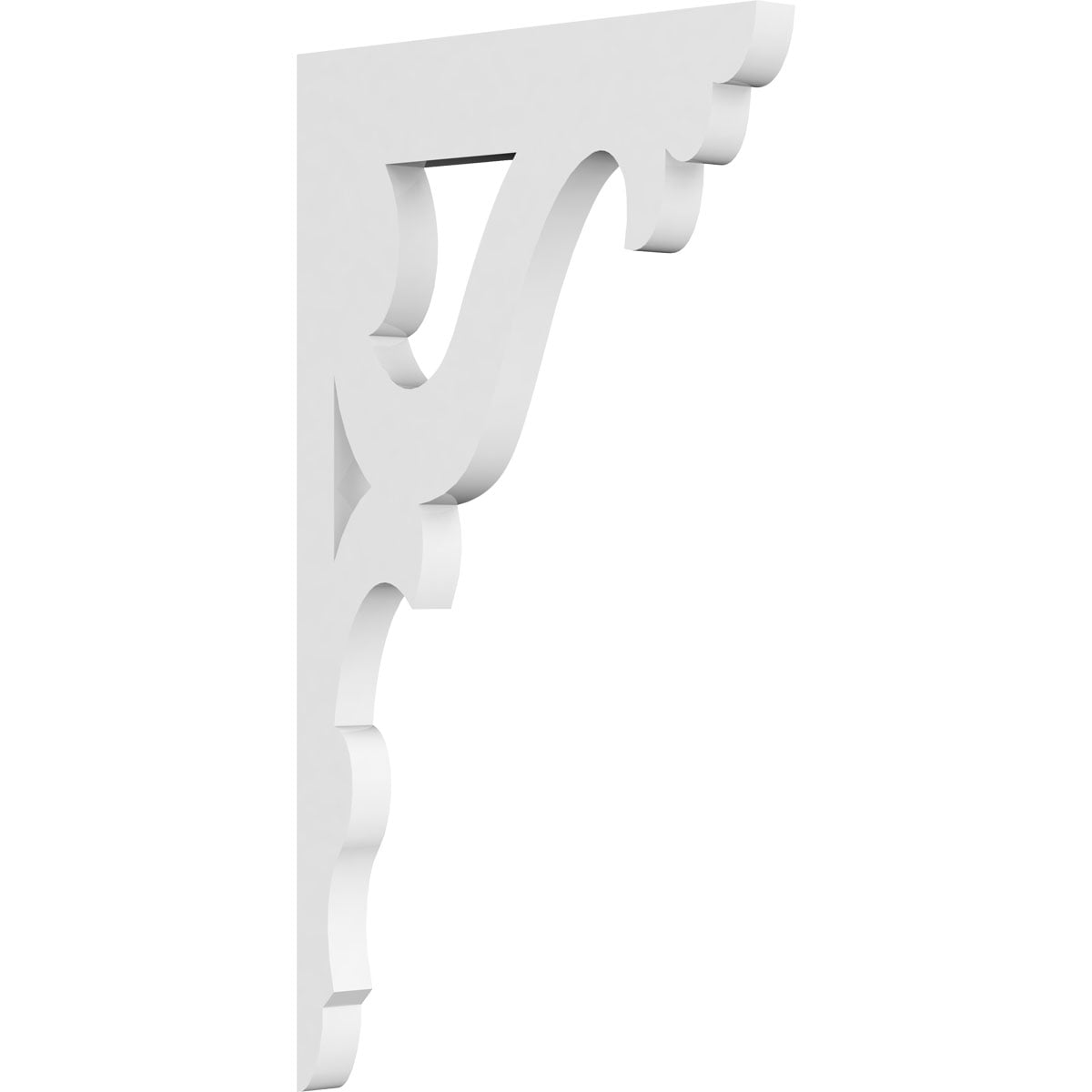 5/8"W X 7"D X 12"H Cornelia Architectural Grade PVC Bracket - Walmart.com
