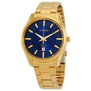 Citizen Men's Eco-Drive Crystal Accent Gold-Tone Watch and Bracelet Box ...