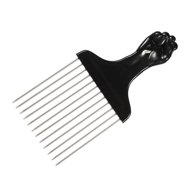3 Pack Metal Hair Pick - Wide Tooth Afro Pick for Men and Women, Lift ...