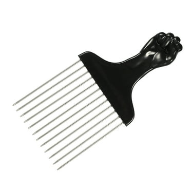 Billbianc 3 Pack Metal Hair Pick, Wide Tooth Afro Comb for Curly Hair ...
