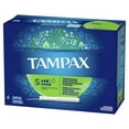 Tampax Cardboard Tampons Super Absorbency, Anti-Slip Grip, LeakGuard ...