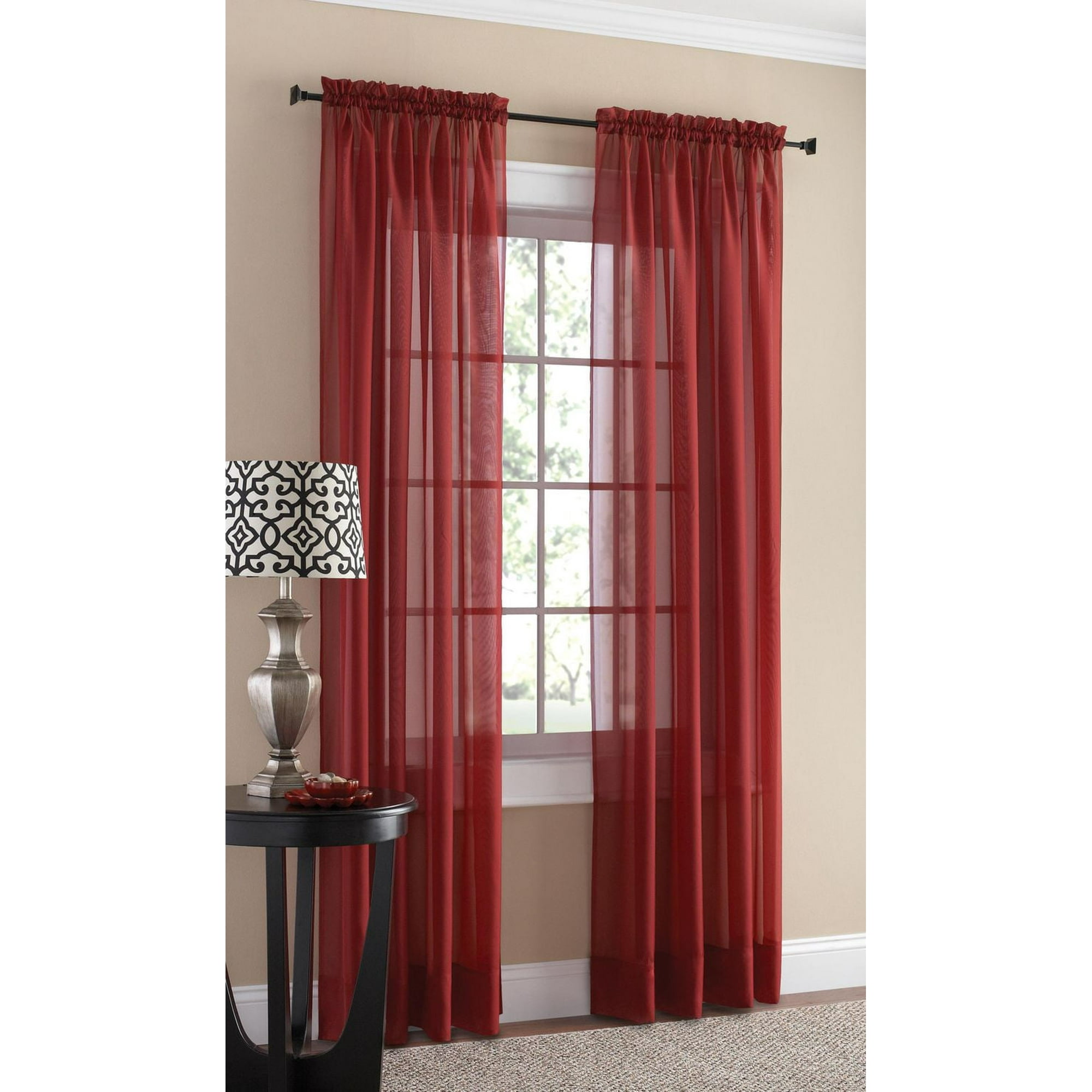 Click here for Sun Textile Voile Rod Pocket Curtain 55 prices