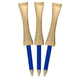 Pride Professional Tee System, 3-1/4 inch Step Tee, 50 Count, Blue