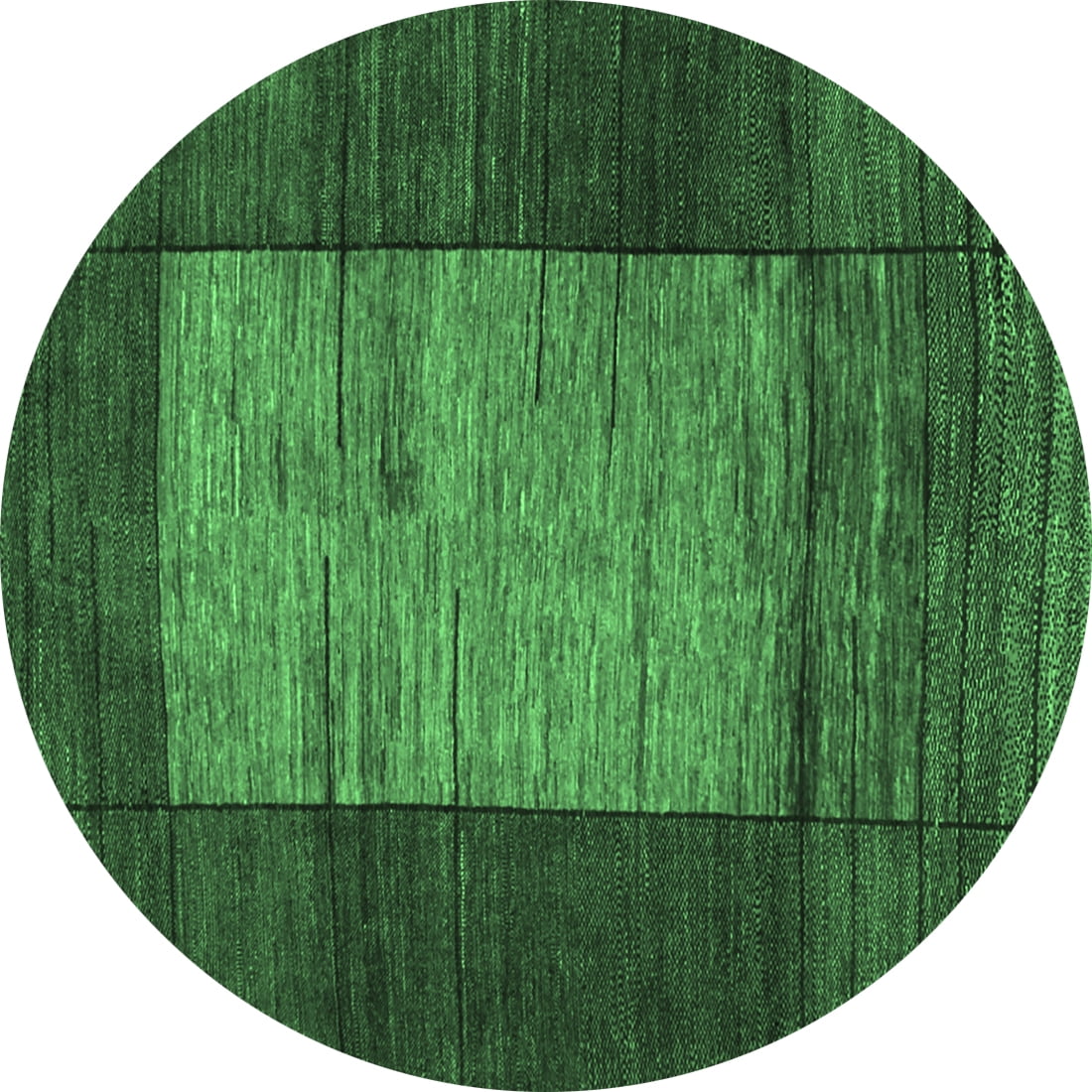 Ahgly Company Indoor Round Abstract Emerald Green Contemporary Area ...