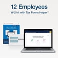 W-2 Forms 2025, 6-Part Kit for 12 Recipients, Includes 12 Envelopes, 3 ...