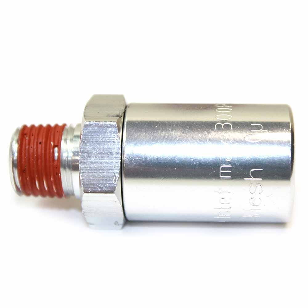 Interstate Pneumatics WR1010 1/4" NPT In-Line Filter, 2" Long with 1/4 ...