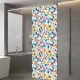 Colorful Polka Dot Window Privacy Film, Rainbow Polka Dots Watercolor ...