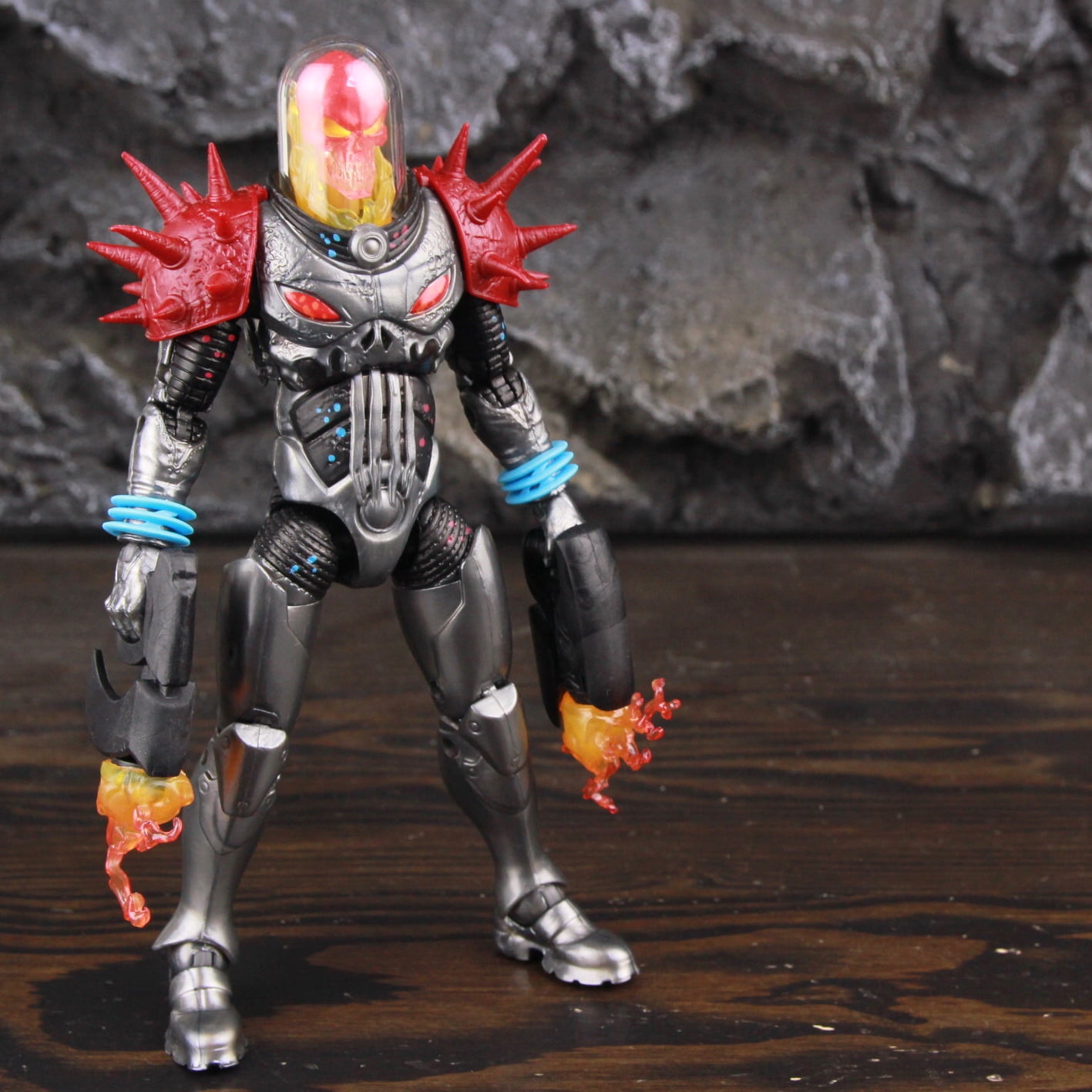 Figura de acción de Marvel Legends Cosmic Ghost Rider de 6 ", látigo de ...