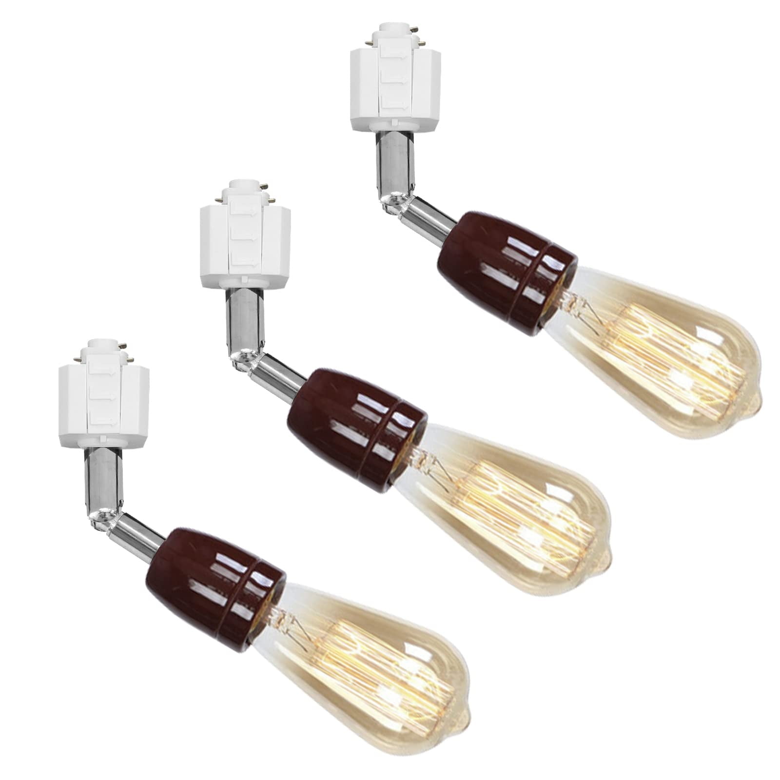 FSLiving Circuit H-Type Track Head Pendant Light Adjusted Angle E26 ...