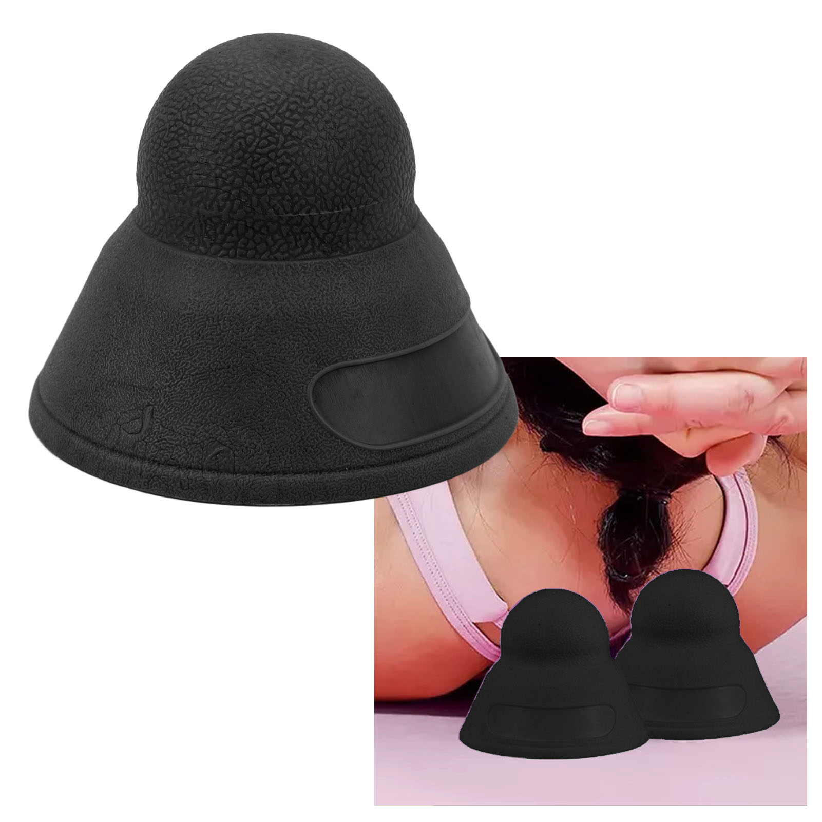 Trigger Point Release Tool for Full Body Muscle Massage with Stable Base, Portable Resilient ...