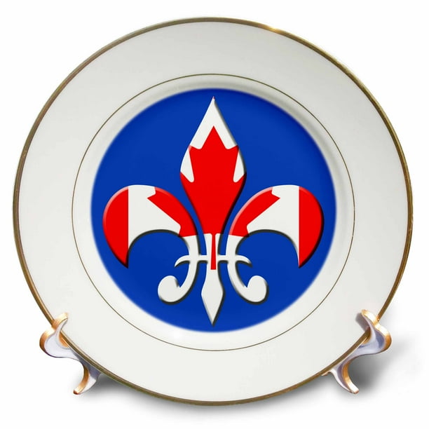 Fleur De Lis Plate Set