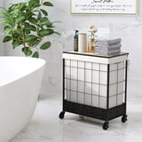 Costway 110L Handwoven Rattan Cloth Clothes Laundry Basket with Lid ...