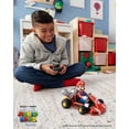 Super Mario Bros Remote Control Kart Racer Toy Car with Lights, Sounds ...