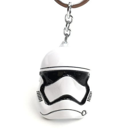 Storm Trooper White Soldier Helmet Keychain Key Ring Pendant | Walmart ...