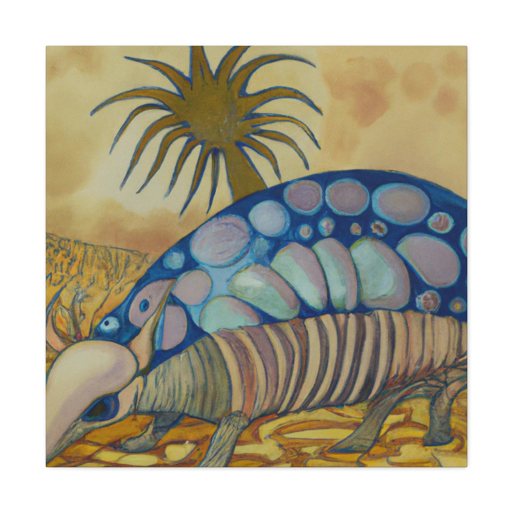 Armadillo in Splendor - Canvas - Walmart.com