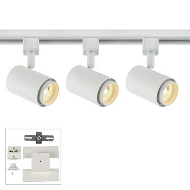 Pro Track Elm Park 4-Head Wall or Ceiling Track Light Fixture Kit Spot ...
