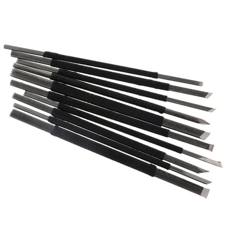 10 Pieces/Set Stone Seal Graver Burin Stone Carving Carved Woodcrafts ...