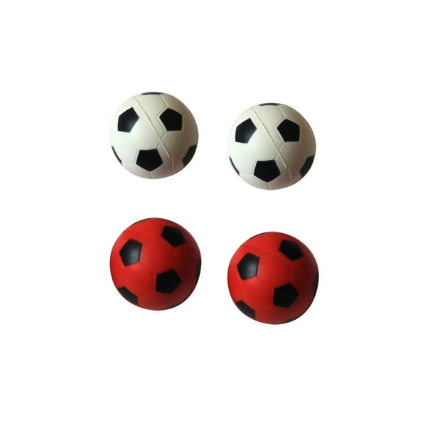 6-Pack Bouncing Sponge Soccer Ball, Red/White, 12 Pieces - Walmart.com