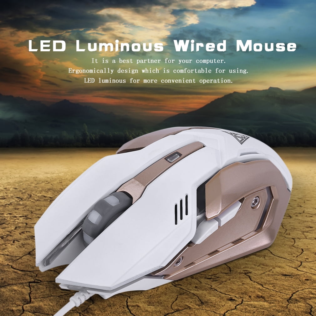 Professional Wired Computer Mouse Mice Cable Mouse Gaming Game Mouse ...