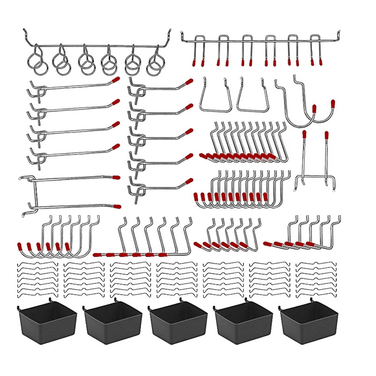 Click here for Unbranded 114 Pcs Peg Board Hooks Assortment With... prices