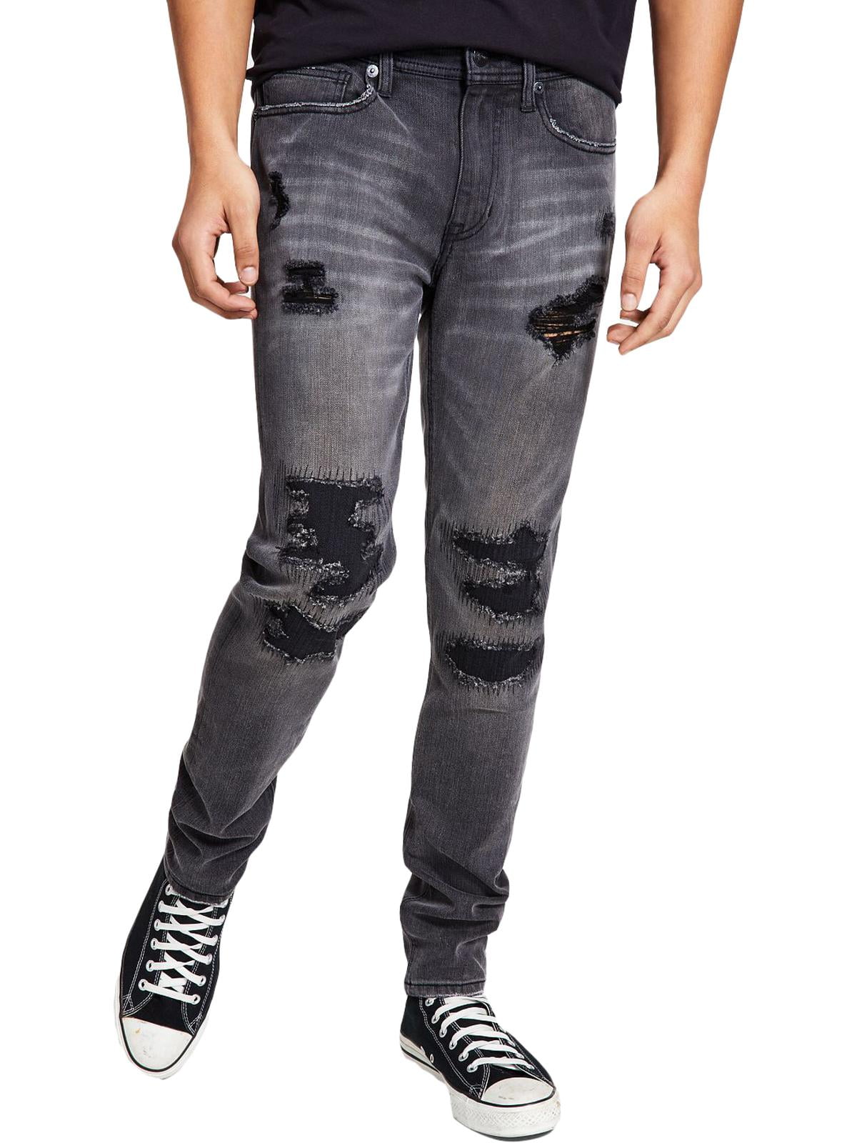 Heroes Motors Mens Denim High Rise Slim Jeans - Walmart.com
