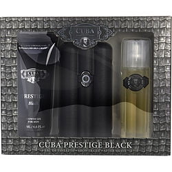 Click here for Cuba Gift Set Cuba Prestige Black By Cuba 3.3 Oz prices