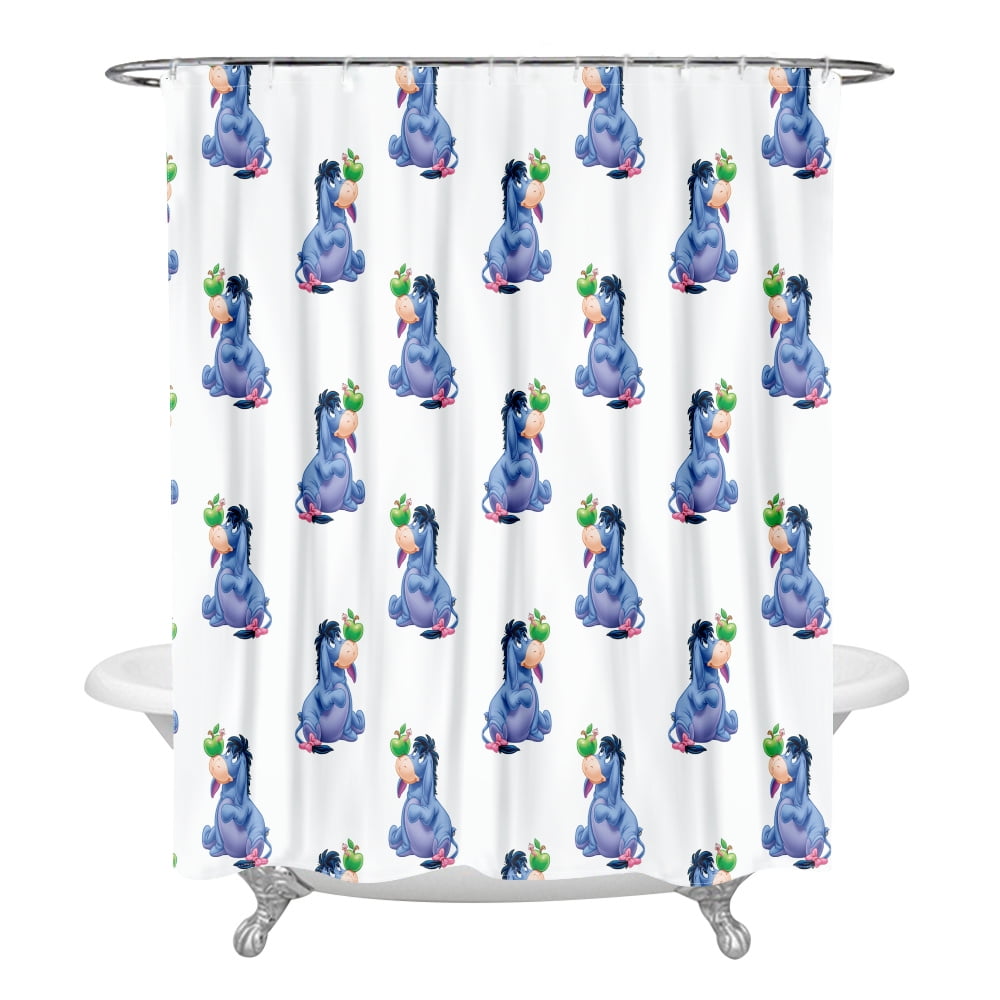 Shower Curtain S 90 180cm Waterproof Thick Hem Durable Washable Winnie