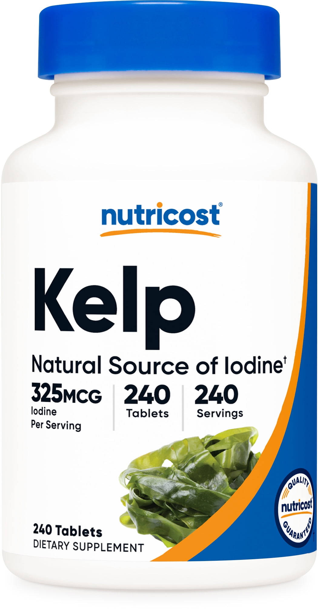 Nutricost Kelp Tablets, 325mcg of Iodine, 240 Tablets, Supplement ...