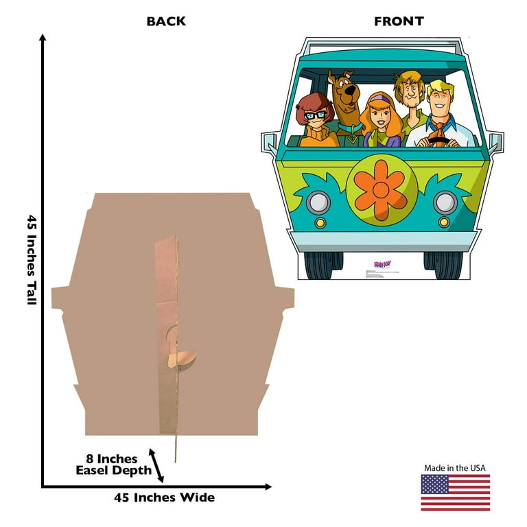Scooby Doo Mystery Machine Cardboard Cutout Clearance Shop | www ...