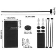 Radiator Fan Mount Zip Ties Clips Easy Installation Electric ...