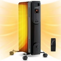 Comfort Zone Electric Oil Filled Radiator Space Heater, Remote Control ...