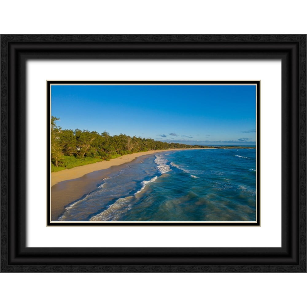 Peebles, Douglas 14x11 Black Ornate Wood Framed with Double Matting ...