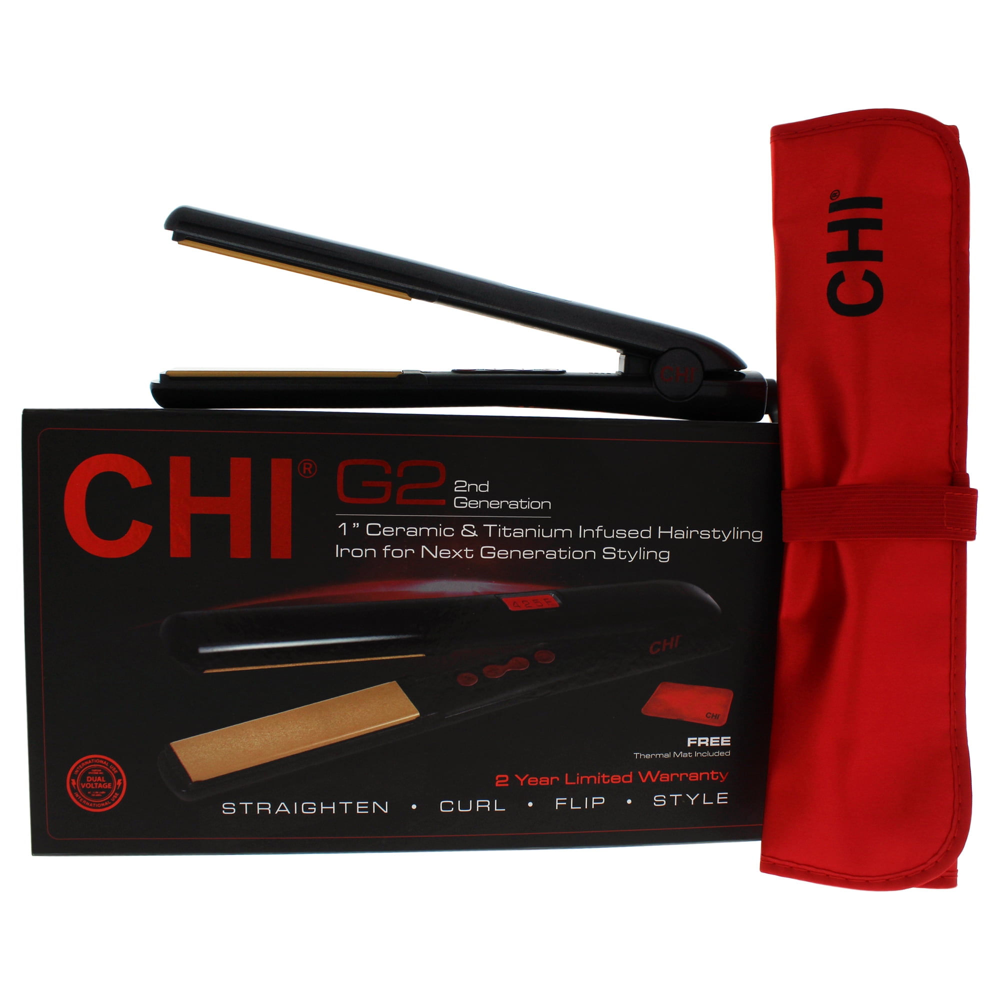 New CHI Smart Titanium Ceramic Digital 2in1 Interchangeable HairStyling ...