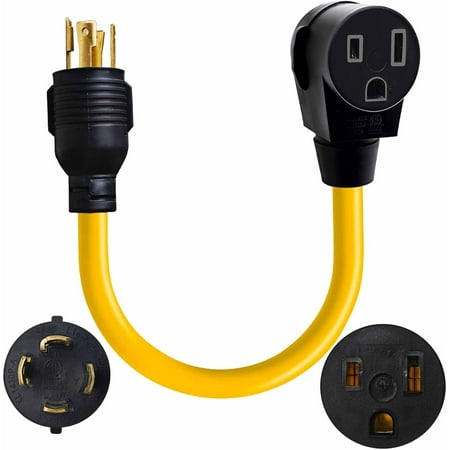 L14-30P to NEMA 6-50R Welder Adapter,30 Amp Twist Locking Generator Plug to 50 Amp Welder ...