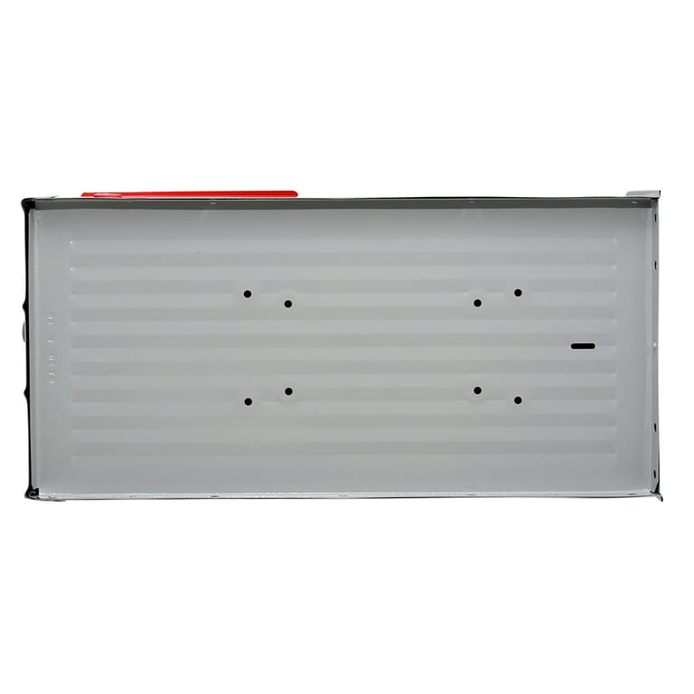 Heavy Duty Rural Mailboxes Jumbo JUMBO POST MOUNT MAILBOX Galvanized