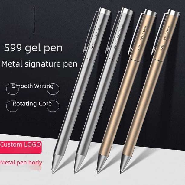 Bolígrafo de gel Deli S99 de 0,5 mm con punta redonda y núcleo ...