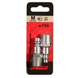 Milton S-733 3/8" MNPT M Style Plug - Walmart.com
