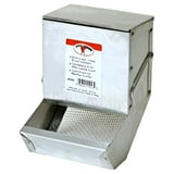 Miller Manufacturing Metal Bunny Feeder, 5" Galvanized Hanging Cage for ...