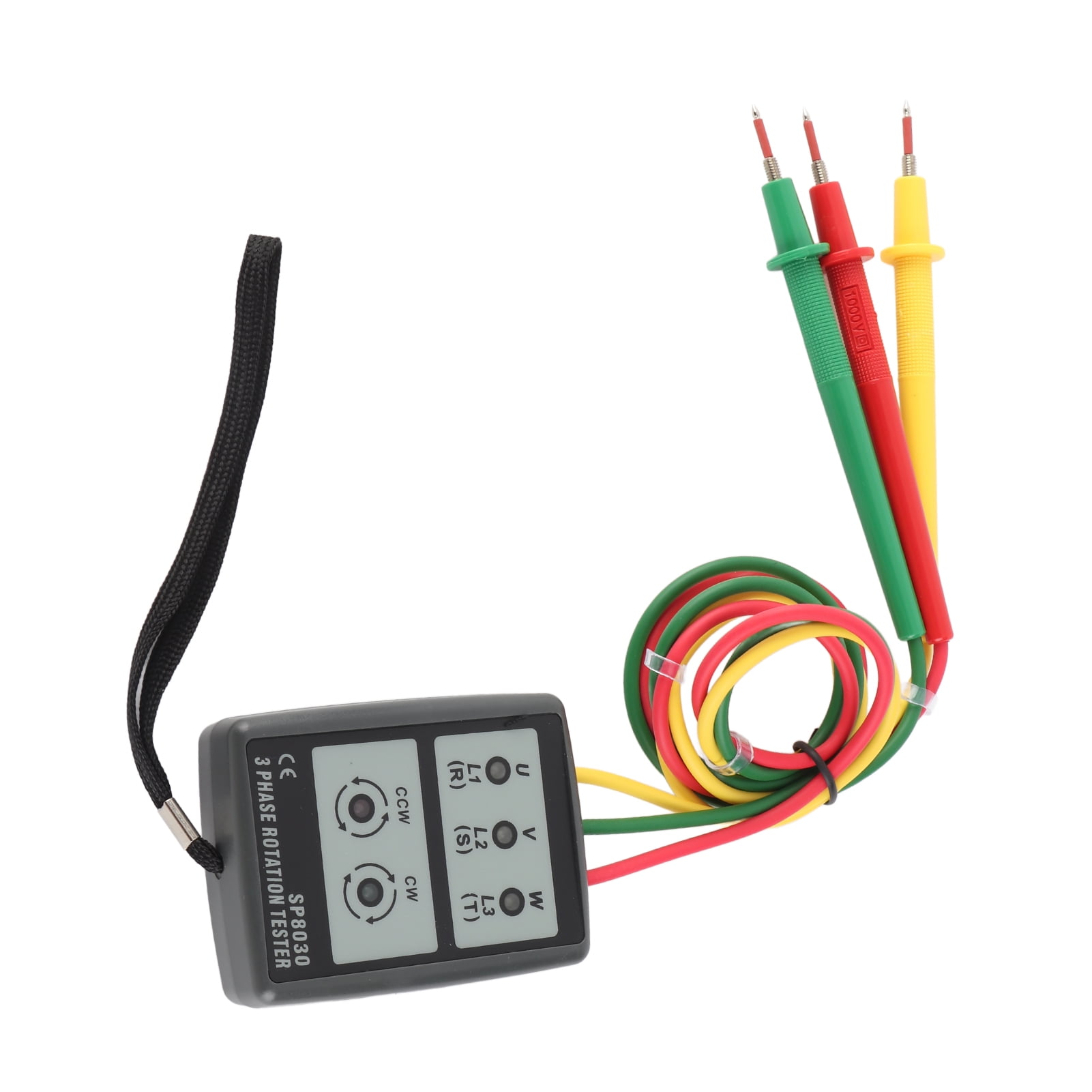 Detector 3 Phase Alternating Current Phase Meter Compact 3P Alternating ...