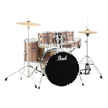 Pearl Roadshow 4-Piece Jazz Drum Set Pure White - Walmart.com