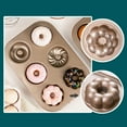 Clearance! 1Pc Donut Mold 6-In-1 Donut Mold Non-Stick Round Muffin Cake ...