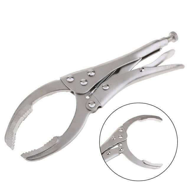 Adjustable Locking Oil Filter Pliers Wrench Vise Style Grip for Filters ...