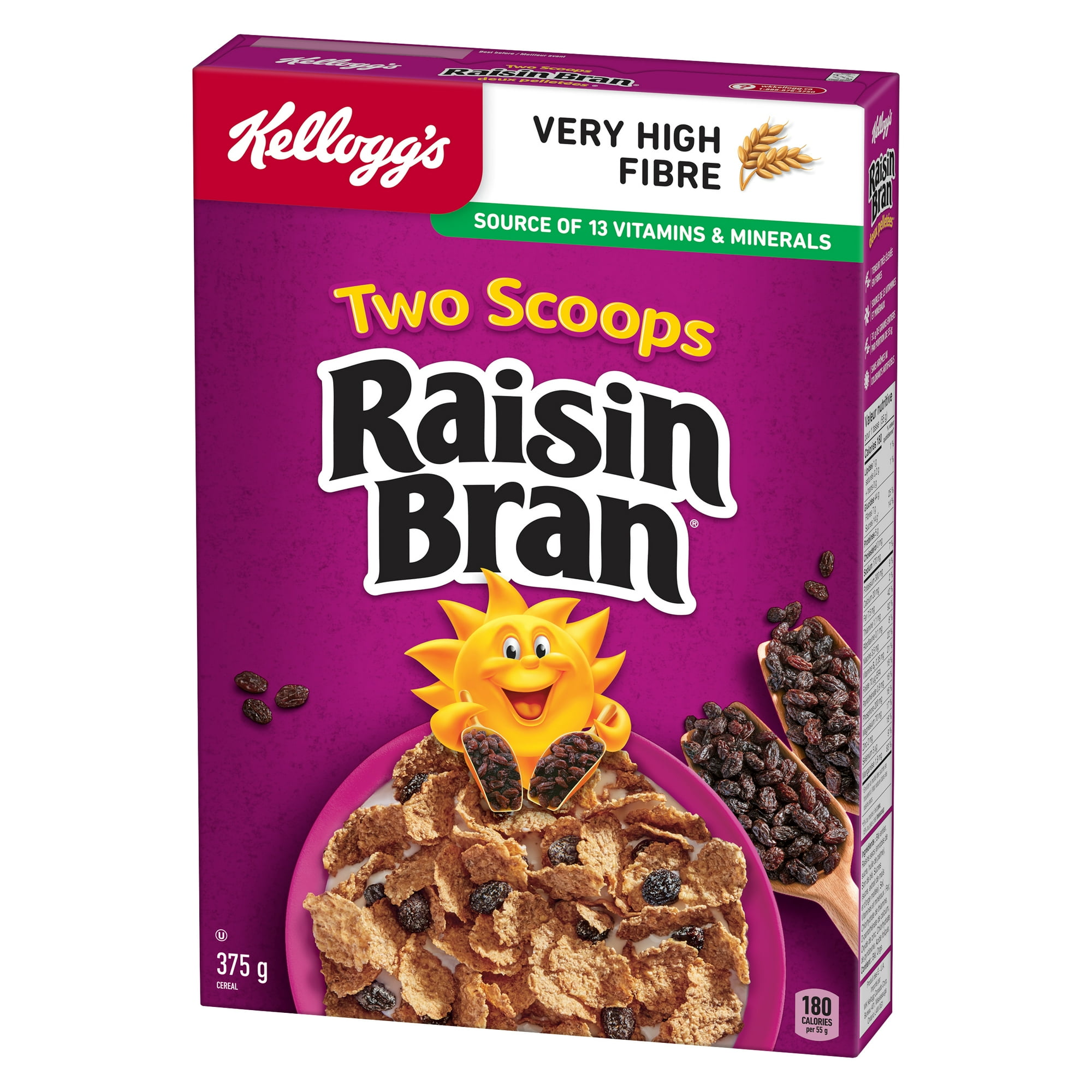 Click here for Kelloggs Two Scoops Raisin Bran Original 375g 375g prices